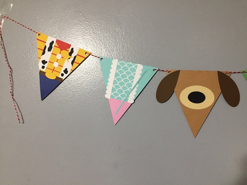 Toy Story Character Pennant Banner | Etsy