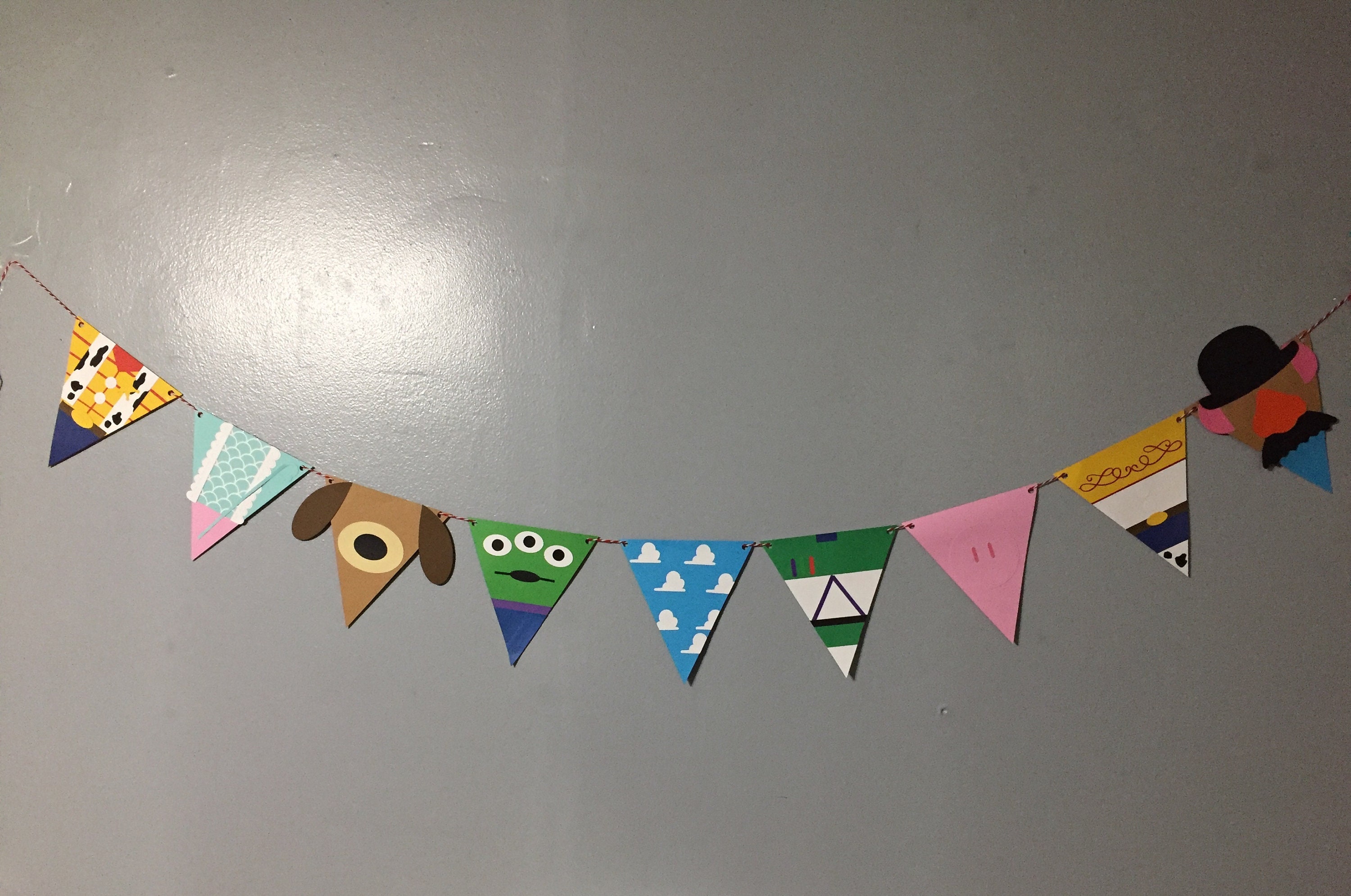 Toy Story Character Pennant Banner - Etsy