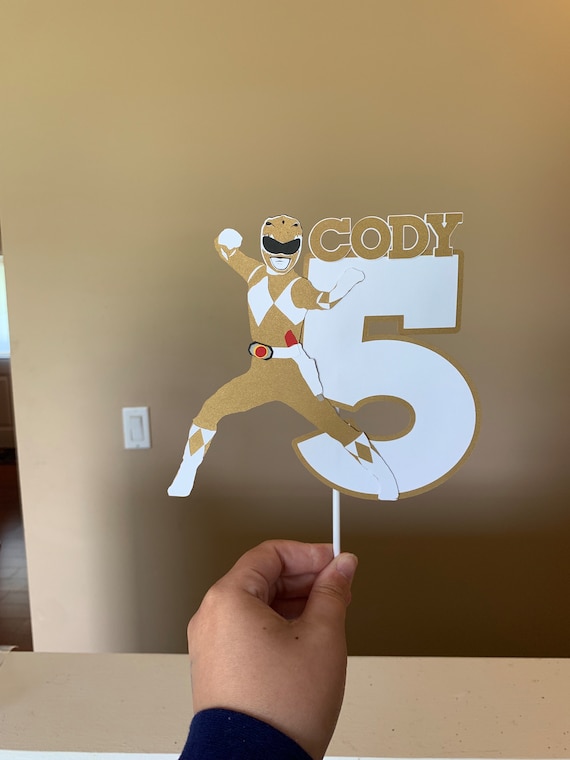 Gold Power Ranger Birthday Cakes