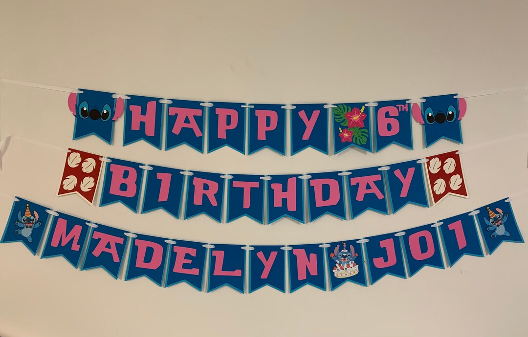 Lilo & Stitch Inspired Banner - Etsy