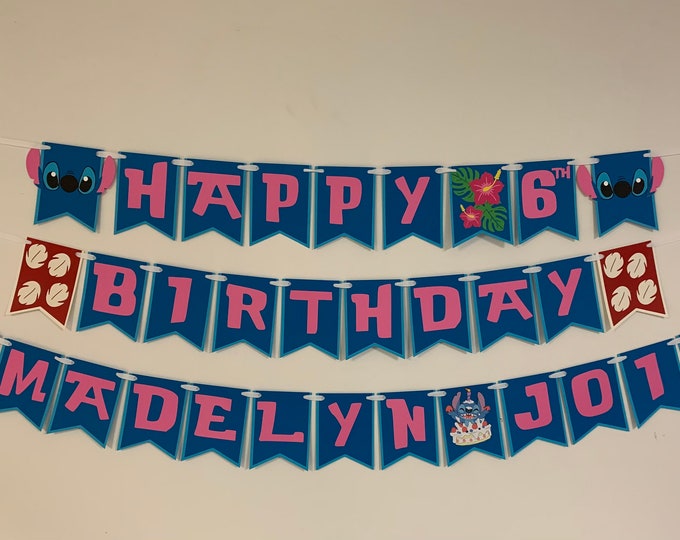 Lilo & Stitch Inspired Banner - Etsy Canada