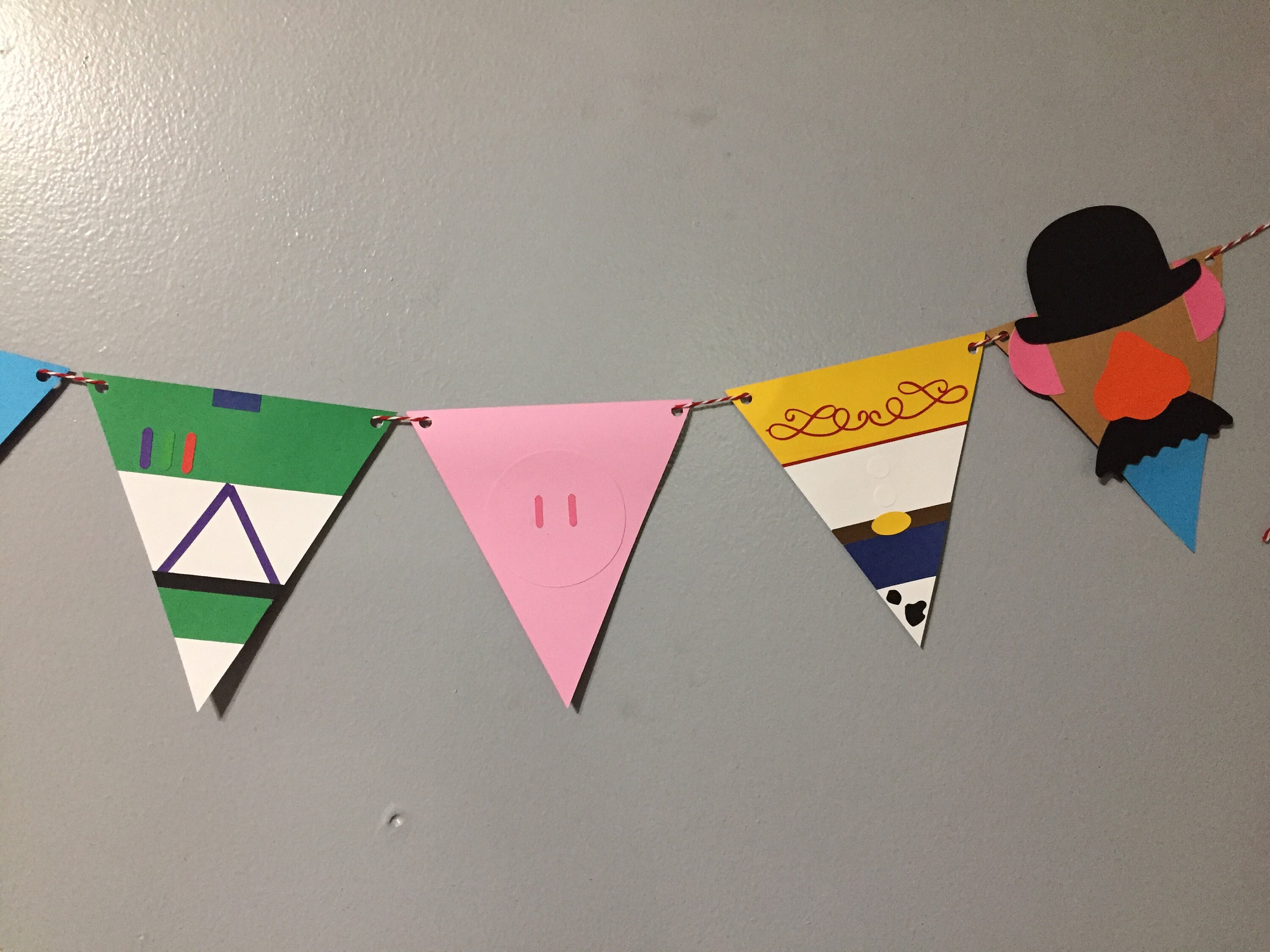 Toy Story Character Pennant Banner | Etsy
