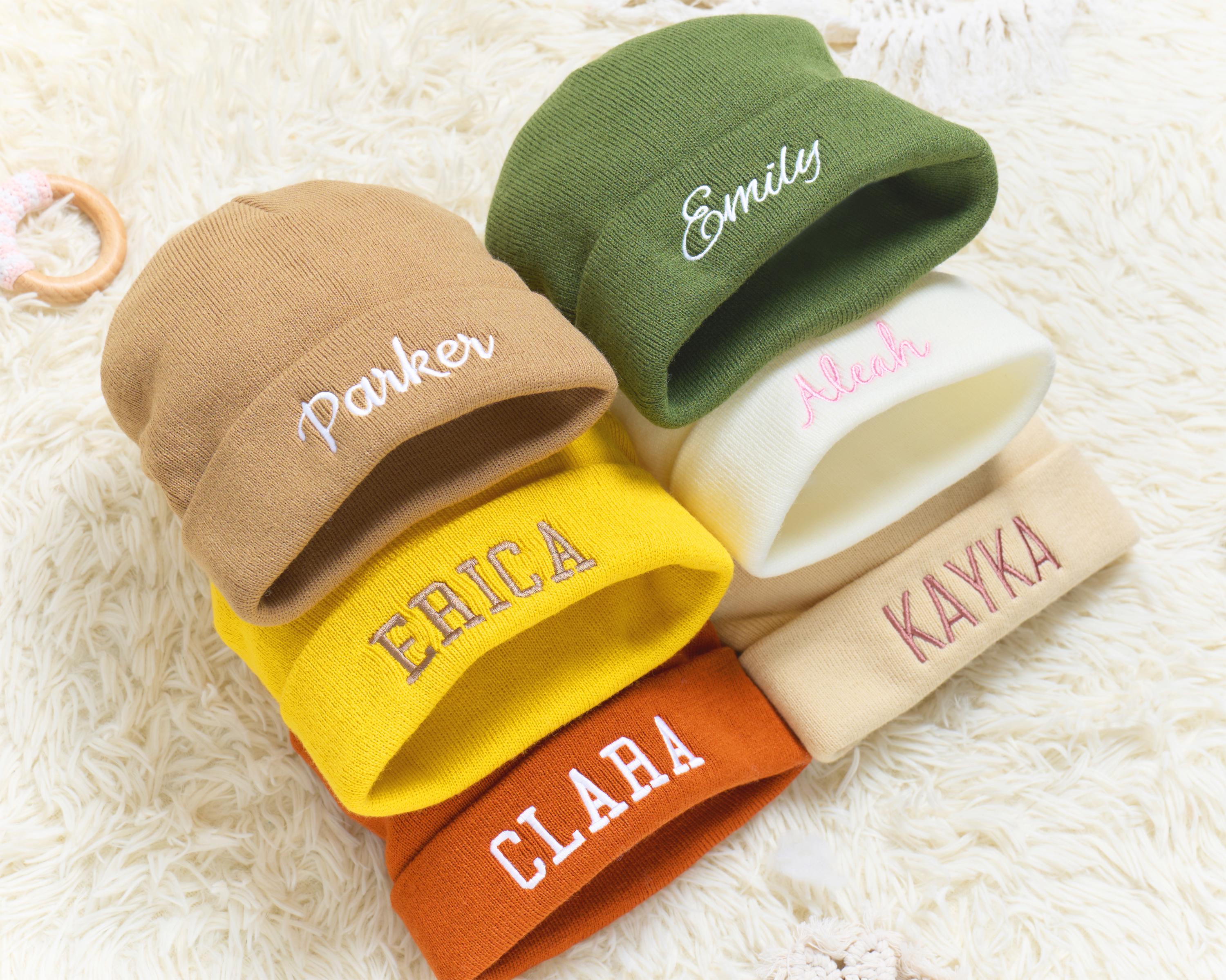 Personalized Family Matching Beanie, Custom Embroidered Family Beanie ...