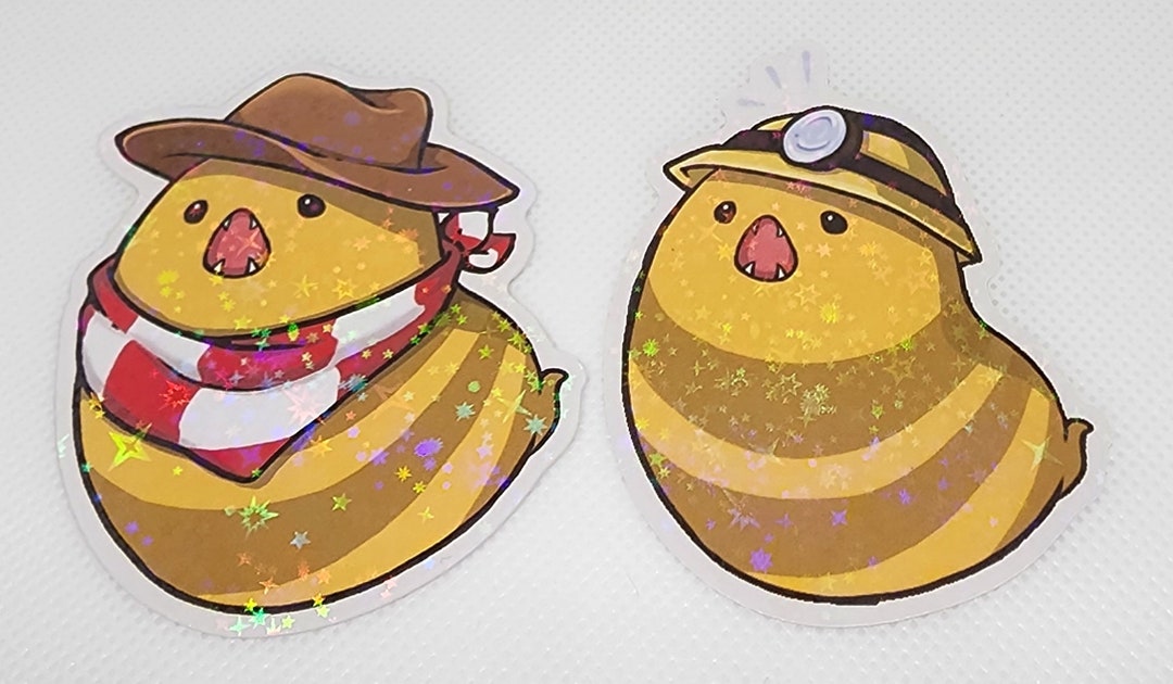 FFXIV the Great Serpent of Ronka Scree! Holo Clear Vinyl Sticker - Etsy