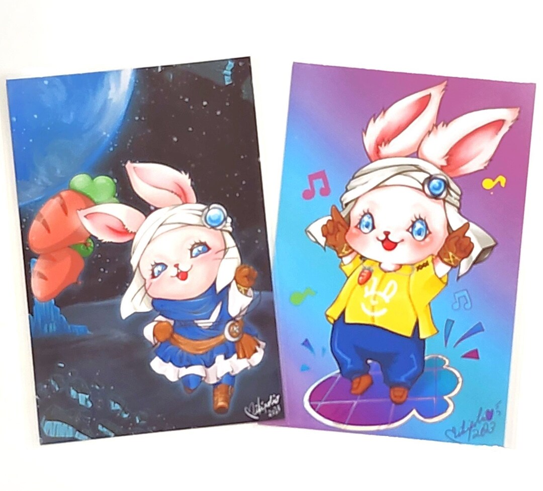 FFXIV Loporrit Moon Bunnies Glossy Art Print - Etsy