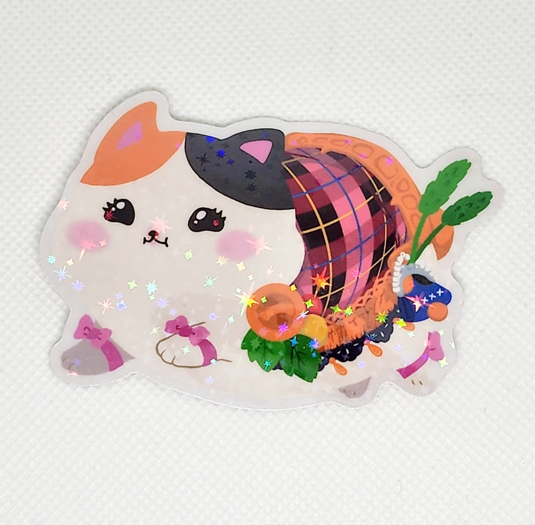 FFXIV Fat Cat Mount Fatter Cat Clear Vinyl Holo Sticker - Etsy