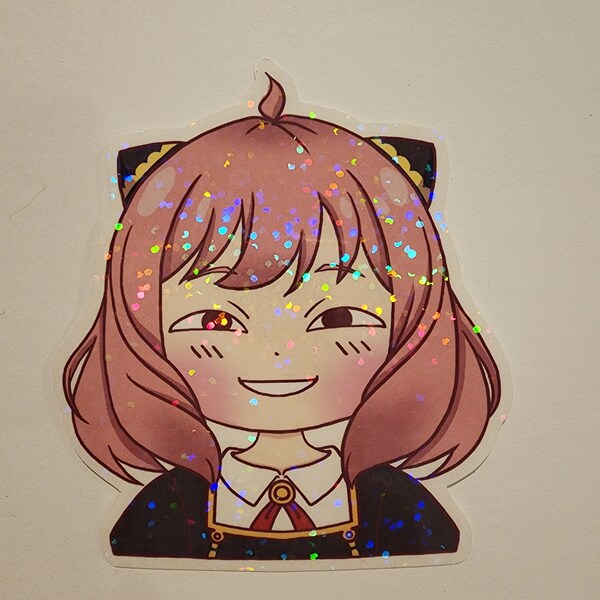 Anya Smirk Sticker - Etsy