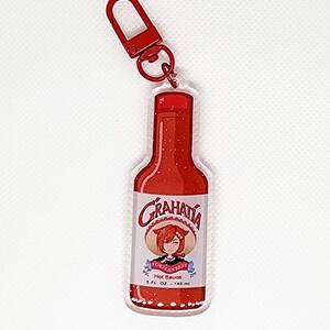 FFXIV Graha Tia Taco Sauce Bottle Keychain - Etsy