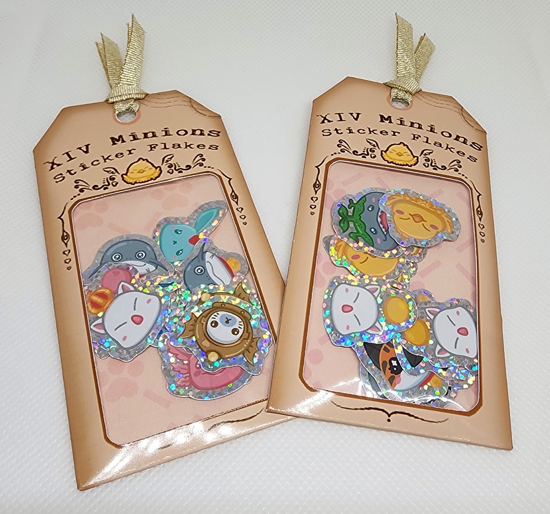 FFXIV Shiny Minions Sticker Flake Packs - Etsy