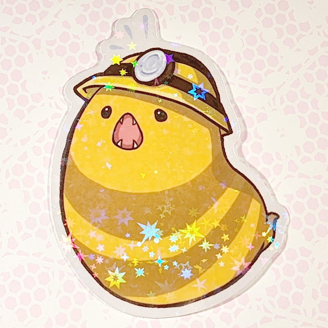 FFXIV the Great Serpent of Ronka Scree Lit Holo Clear Vinyl Sticker - Etsy