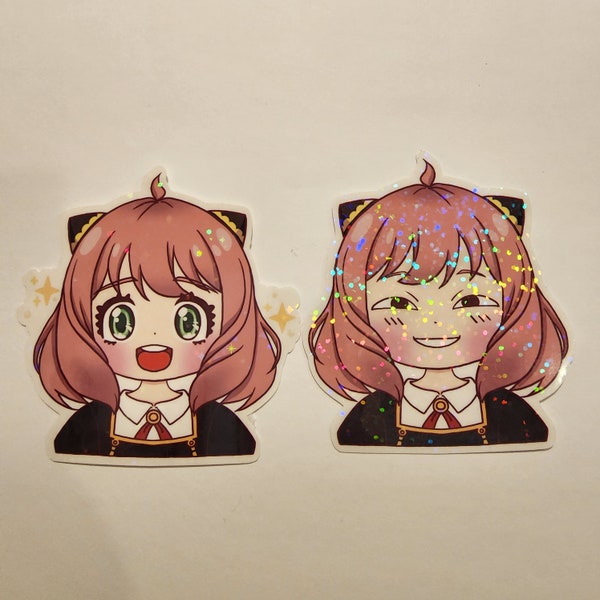 Anya Smirk Sticker - Etsy