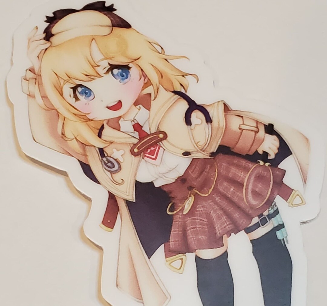 Kawaii Ame-chan Hololive English Fanart Vinyl Sticker - Etsy