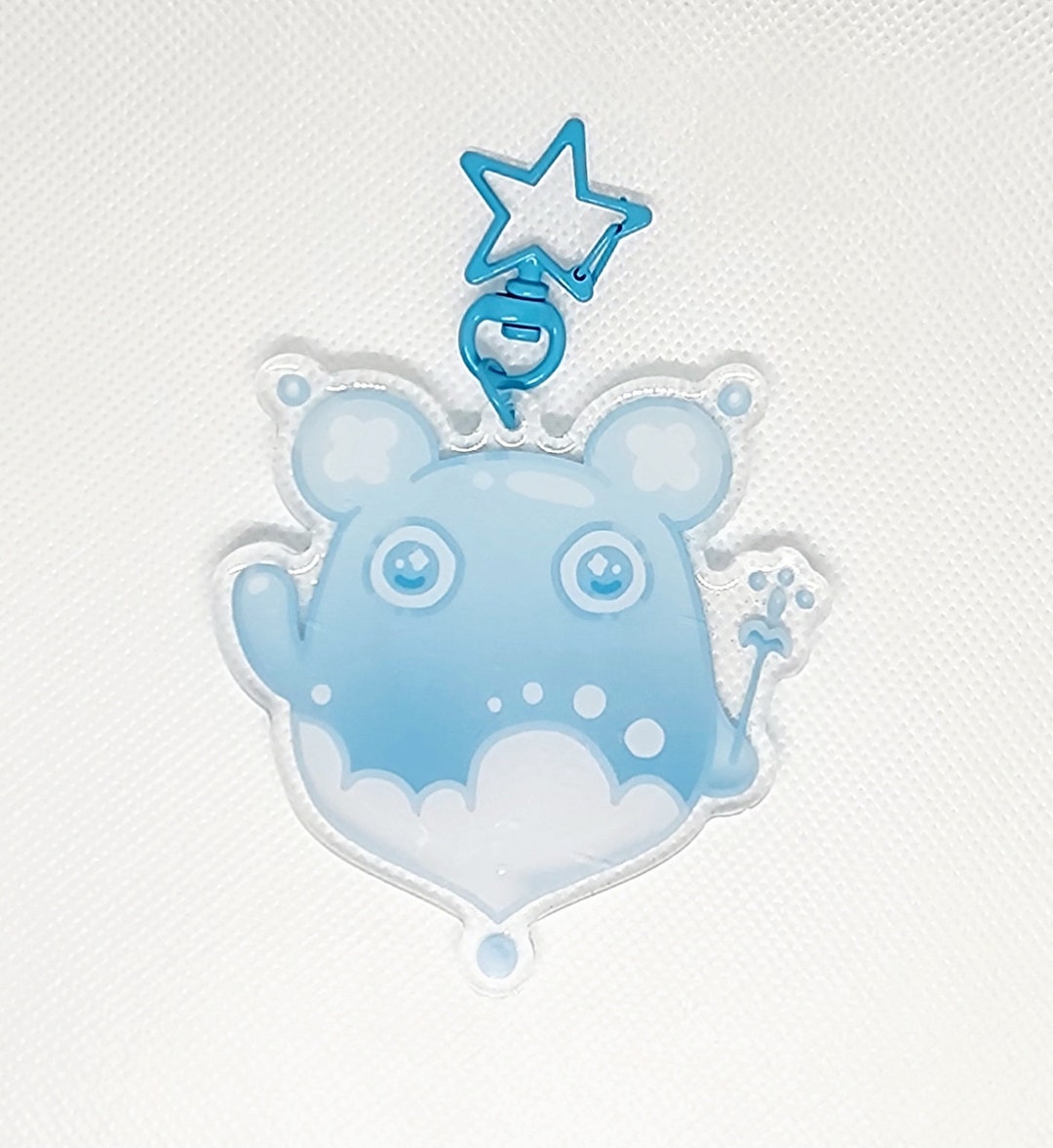 FFXIV Drippy Minion Acrylic Glittery Keychain - Etsy