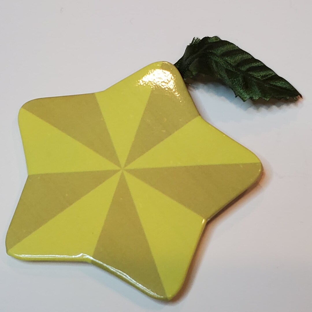 Kingdom Hearts Paopu Fruit Star Button - Etsy