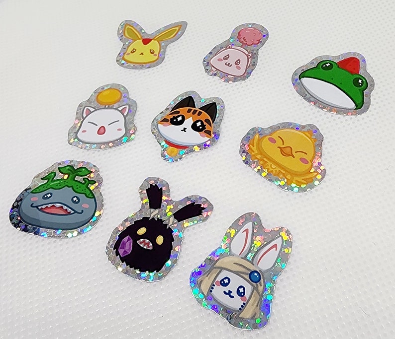 FFXIV Shiny Minions Sticker Flake Packs - Etsy