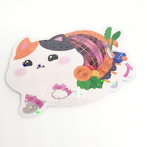 FFXIV Fat Cat Mount Fatter Cat Clear Vinyl Holo Sticker - Etsy