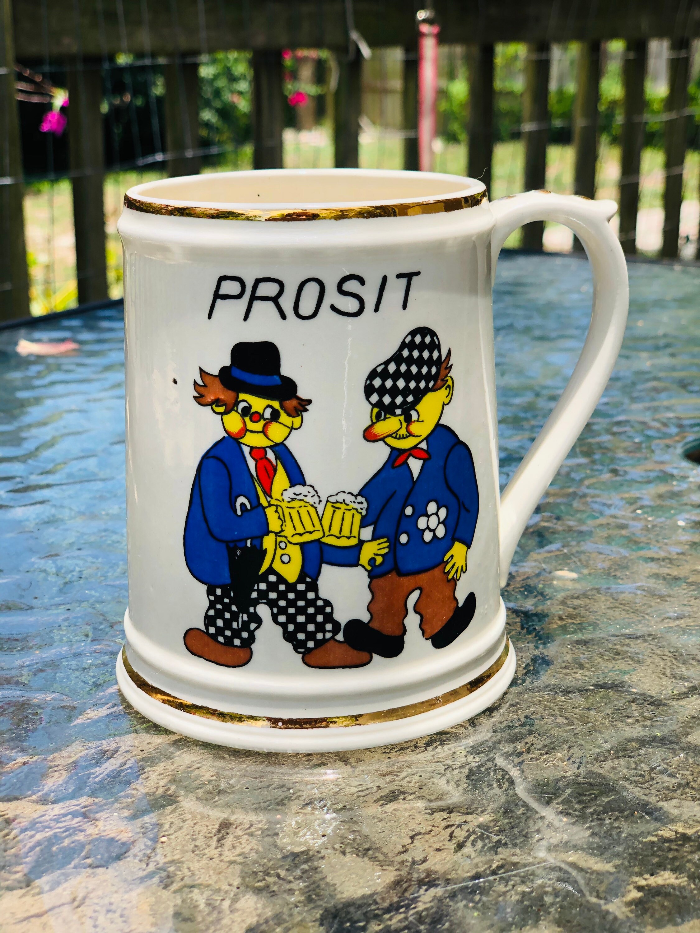 German Beer Stein Cartoon
