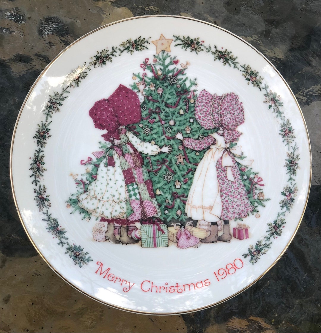 Holly Hobbie Knickerbocker Calico Dress Doll Christmas 1980 ...