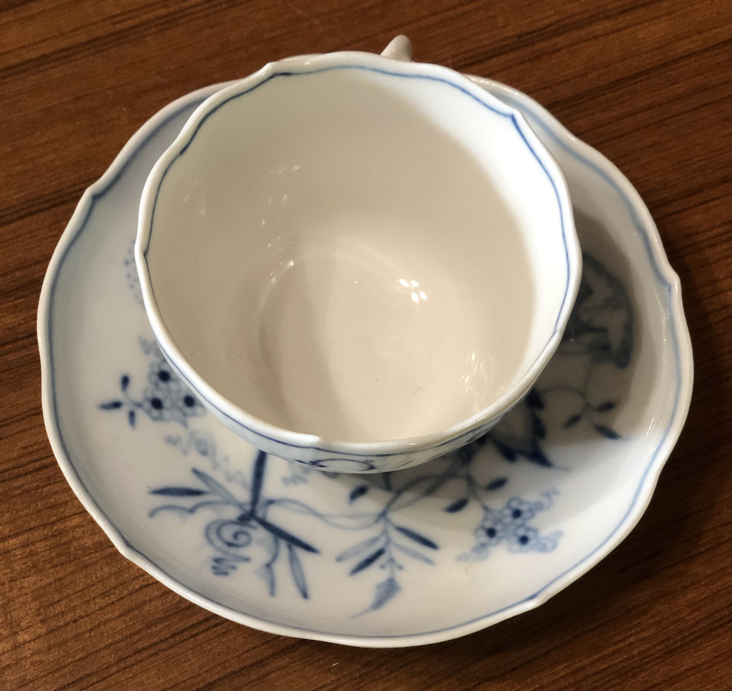 Vintage Meissen Blue Onion Porcelain Tea Set Vintage Meissen - Etsy