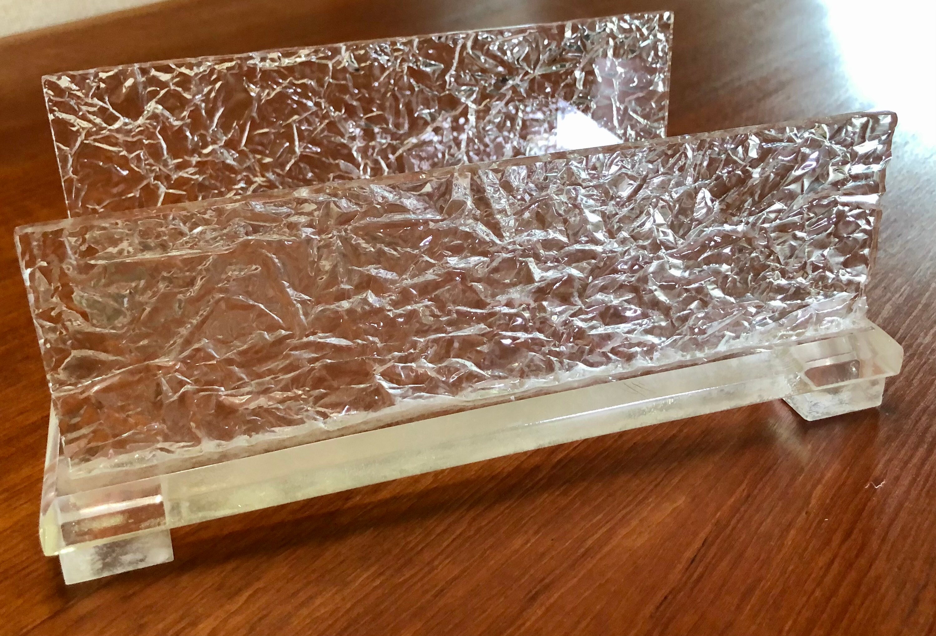 Bathroom Décor Bathroom Home & Living Lucite Acrylic Glacier Ice Guest ...