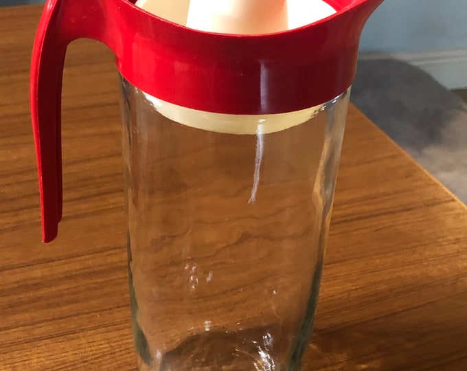 Maxwell House Instant Coffee Pitcher by Anchor Hocking Clear Glass ...