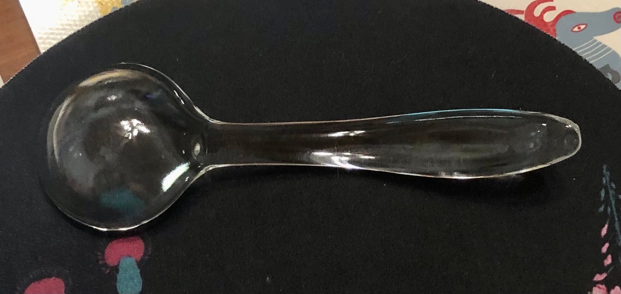 Mini Small Ladle Dipper Serving Spoon Heavyweight Glass for Grated ...