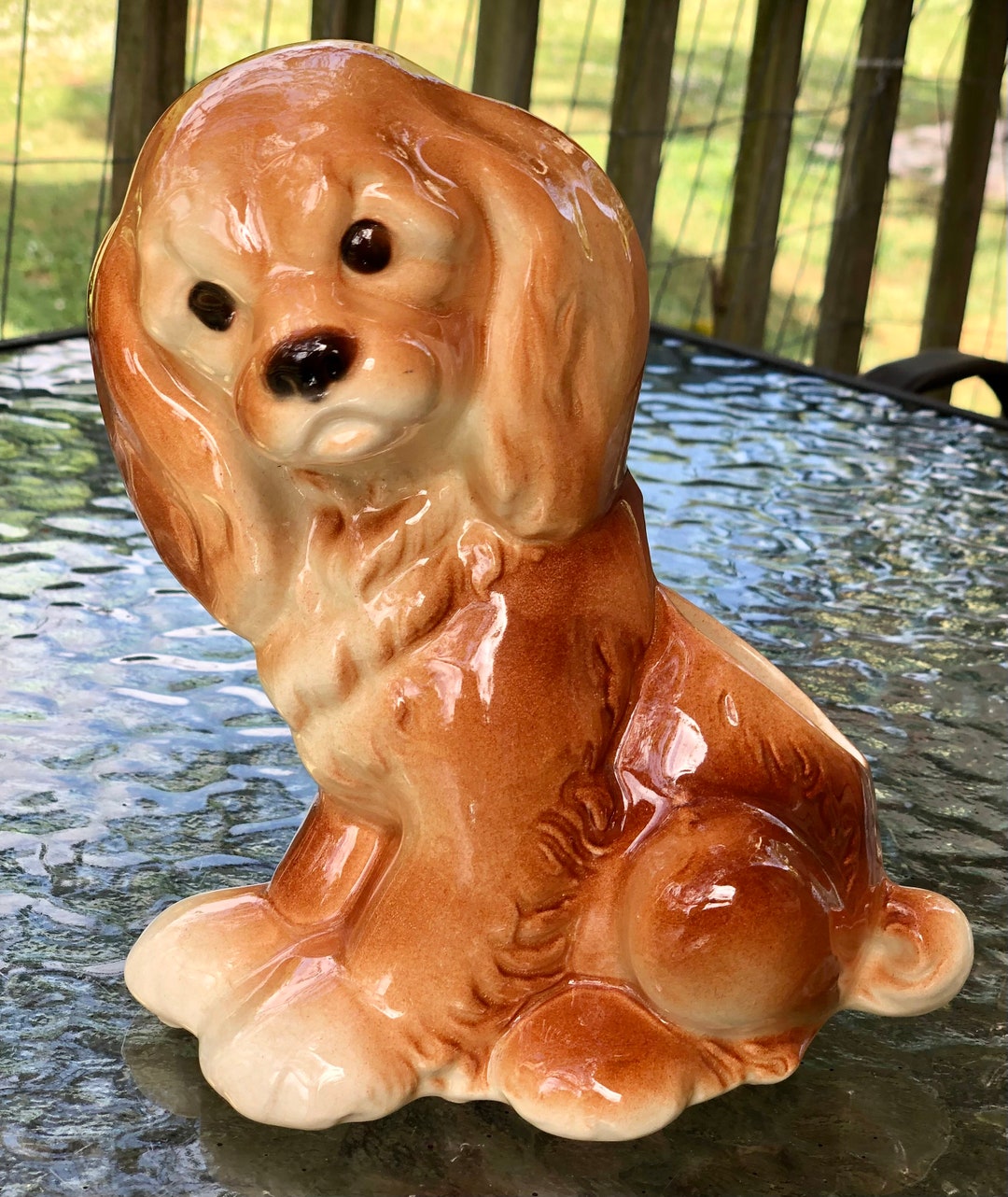 Cocker Spaniel Royal Copley Puppy Dog Ceramic Planter Vintage Mid ...