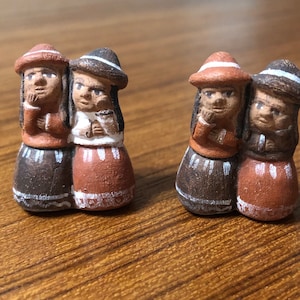 Peruvian Terracotta Clay Folk Art Pottery Handmade Earthenware Whistle ...