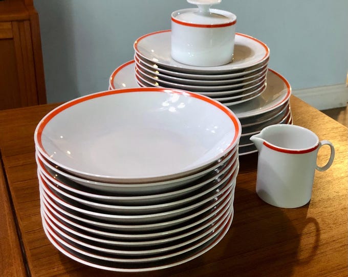 Thomas Germany Rosenthal Porcelain Dinner Salad Plates Bowls Cream ...