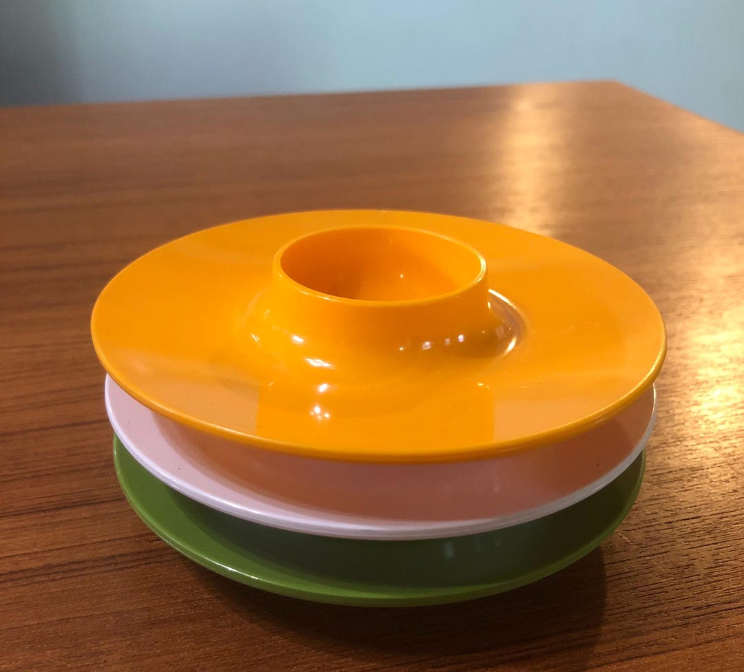 Rosti Denmark Mepal Dinnerware Copenhagen Mid Century Melamine Egg Cups ...