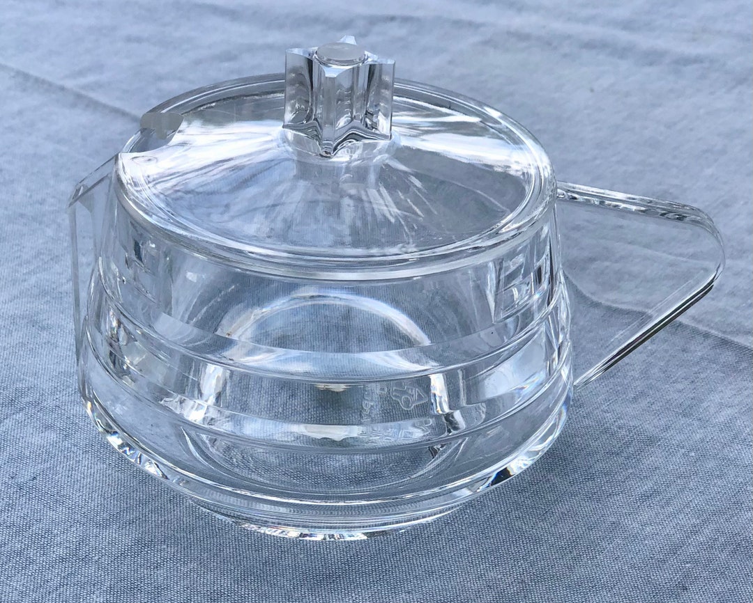 Alfio Di Bella Lucite Creamer Pitcher With Lid Atomic Futuristic ...