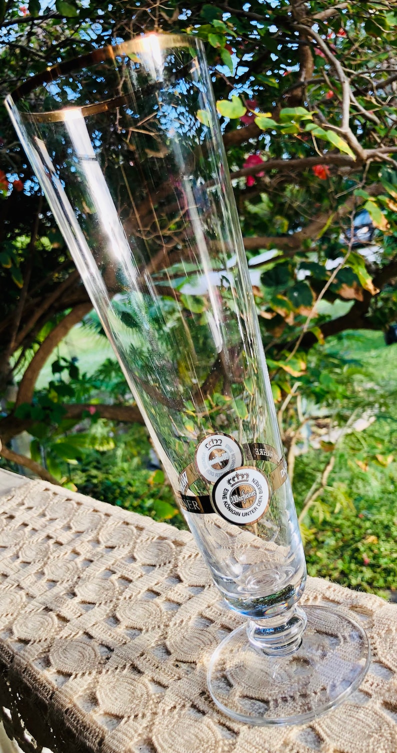 Warsteiner Beer 0.4L Stemmed Fluted Pilsner Glass German Beer ...