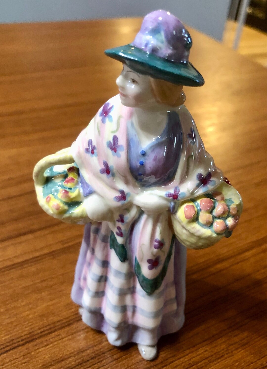 Royal Doulton Miniature Street Vendors Collection Romany Sue SIGNED by ...