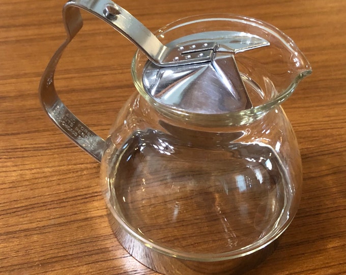 Pyrex Ware Teakoe Teabagger Glass Tea Maker Steeping Pot for Teabag ...