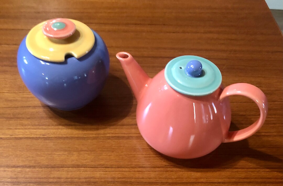 Lindt Stymeist Colorways Colorblock Cream and Sugar Bowl Set Memphis ...