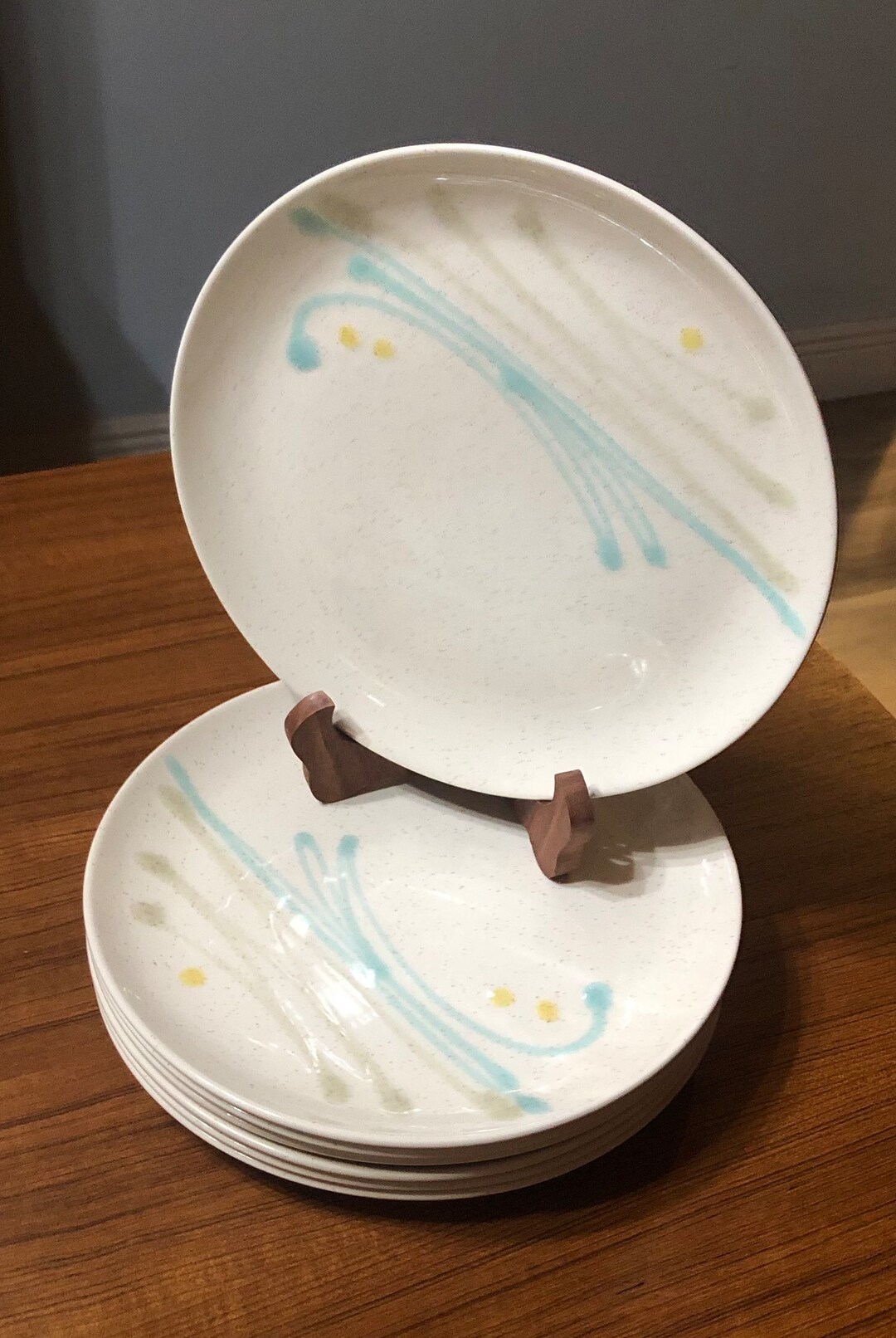 Vernon Ware Metlox Dis N' Dot Mid Century Dinnerware Speckled ...