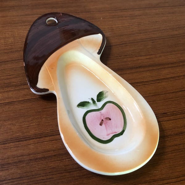 Apple Spoon Rest - Etsy