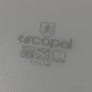 Arcopal Patchwork Pattern Large Chop Plate Memphis Modernist Abstract ...