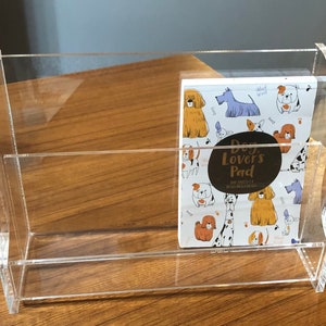 Vintage Acrylic Desk File Organizer Letter Holder 1980s Office Cubicle ...