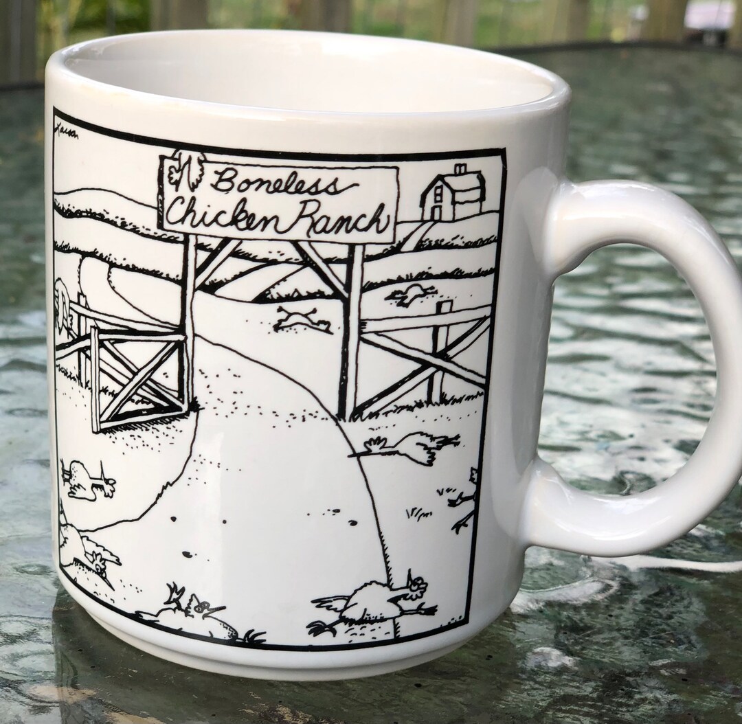 The Far Side Gary Larson Boneless Chicken Ranch Cartoon Funny - Etsy