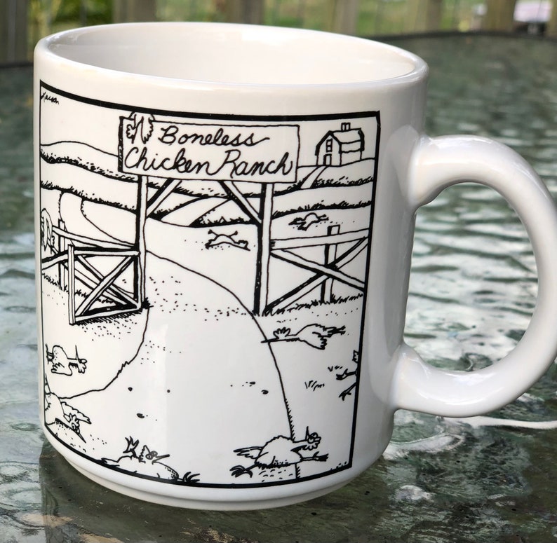 The Far Side Gary Larson Boneless Chicken Ranch Cartoon Funny - Etsy