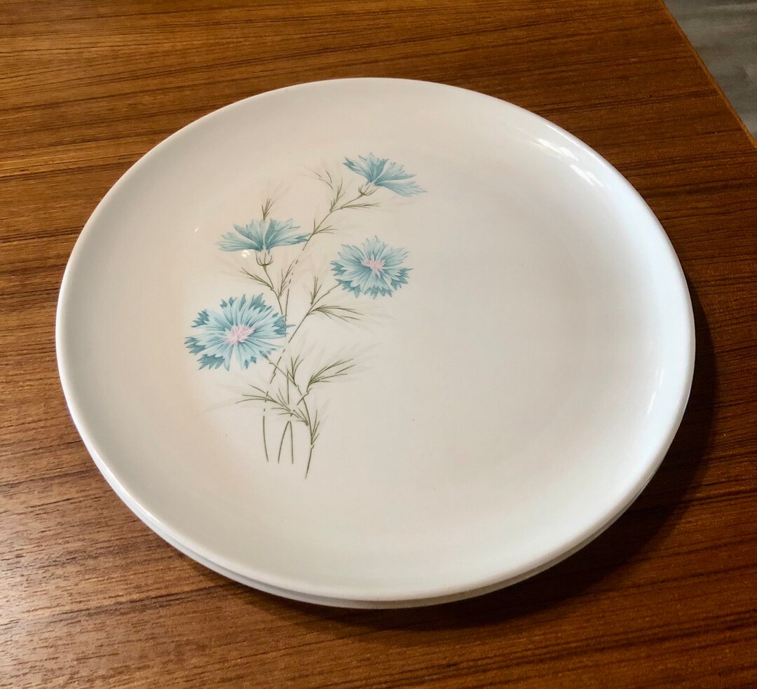 1960s Taylor Smith Taylor Serving Dinner Plates 10 Inches Boutonniere ...