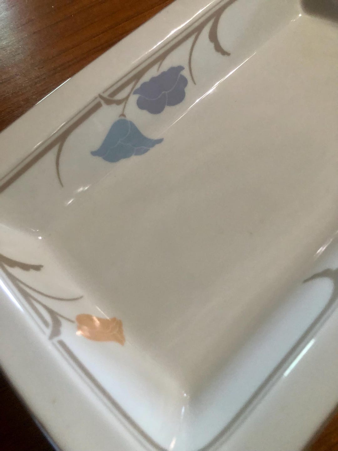 Dansk Tivoli Flora Belles Fleurs Bistro Peach Lavender Blue Tulips ...