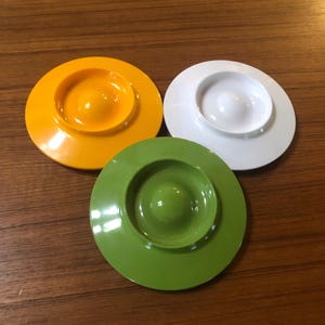Rosti Denmark Mepal Dinnerware Copenhagen Mid Century Melamine Egg Cups ...