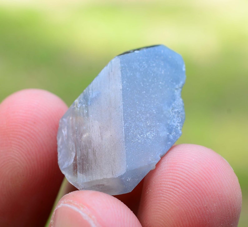 5 Pieces Rare Blue Quartz Crystals With Rare Inclusions From ...