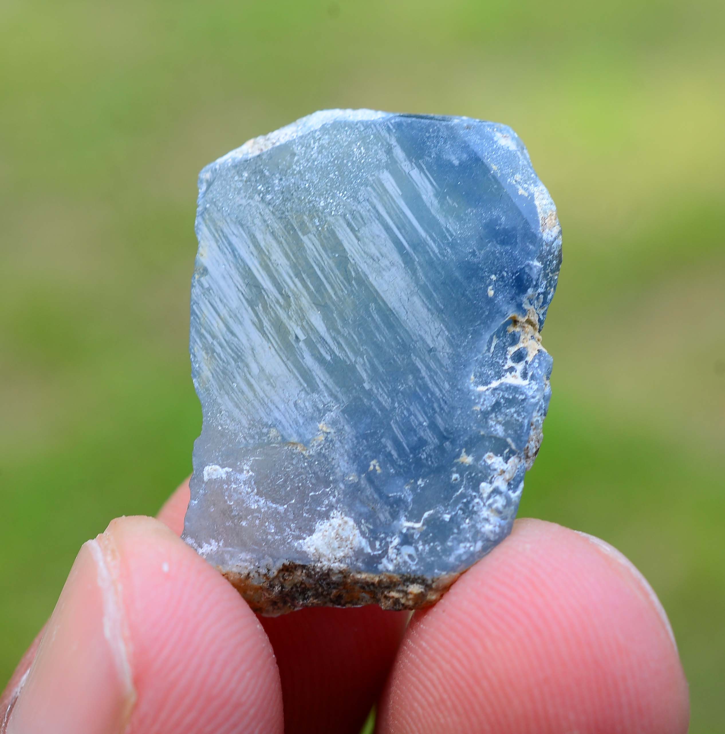 5 Pieces Rare Blue Quartz Crystals With Rare Inclusions From ...