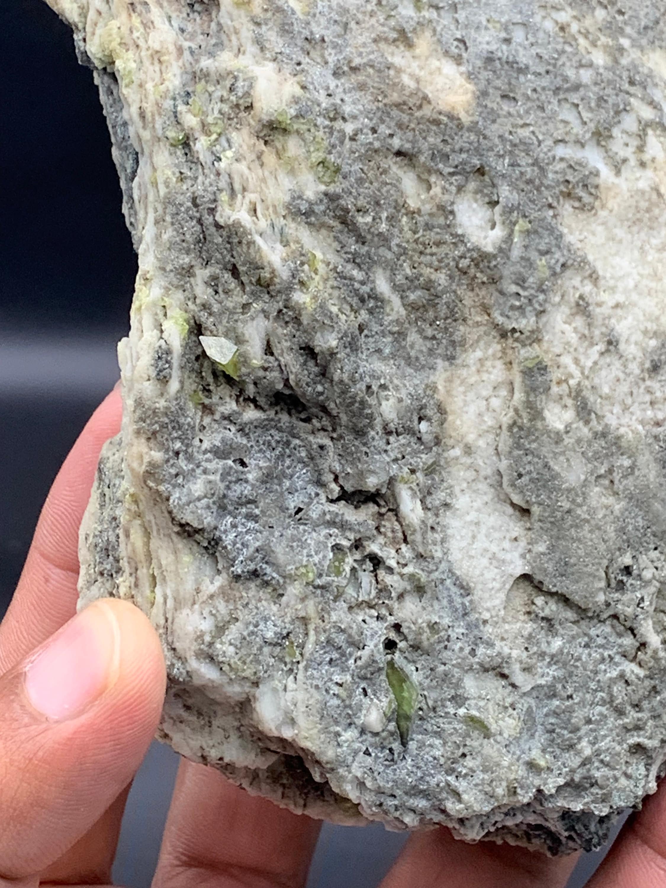 Owl Shape Chrome Green Sphene Titanite Crystals With Feldspar, Pakistan ...