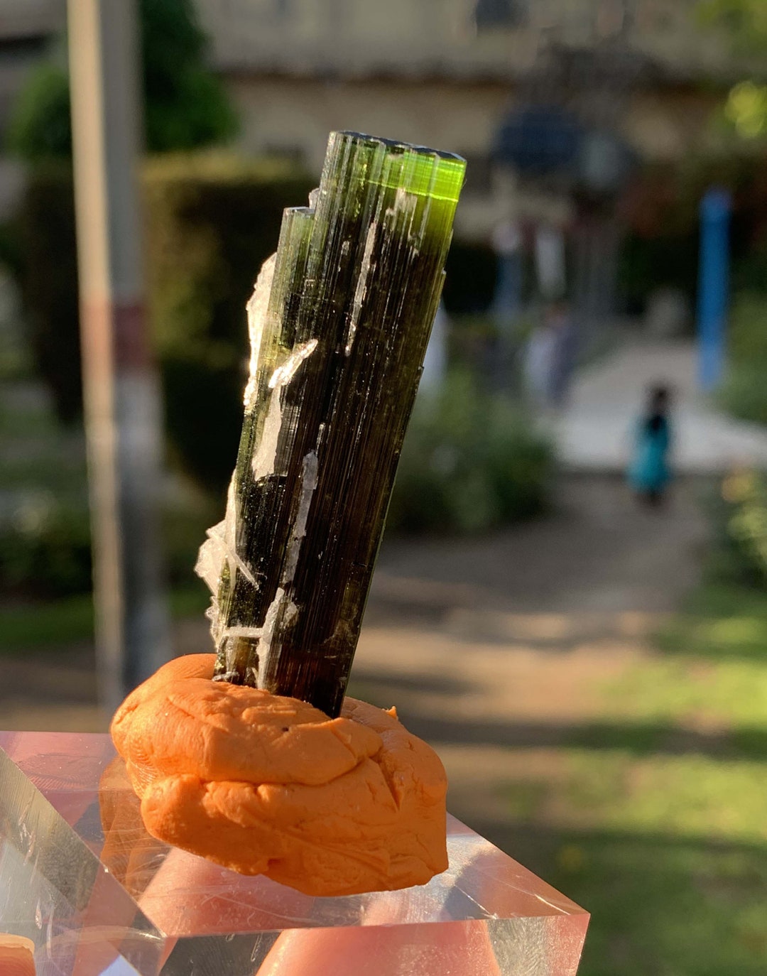 Astak-nala Open Green Cap Tourmaline Terminated Crystal With ...