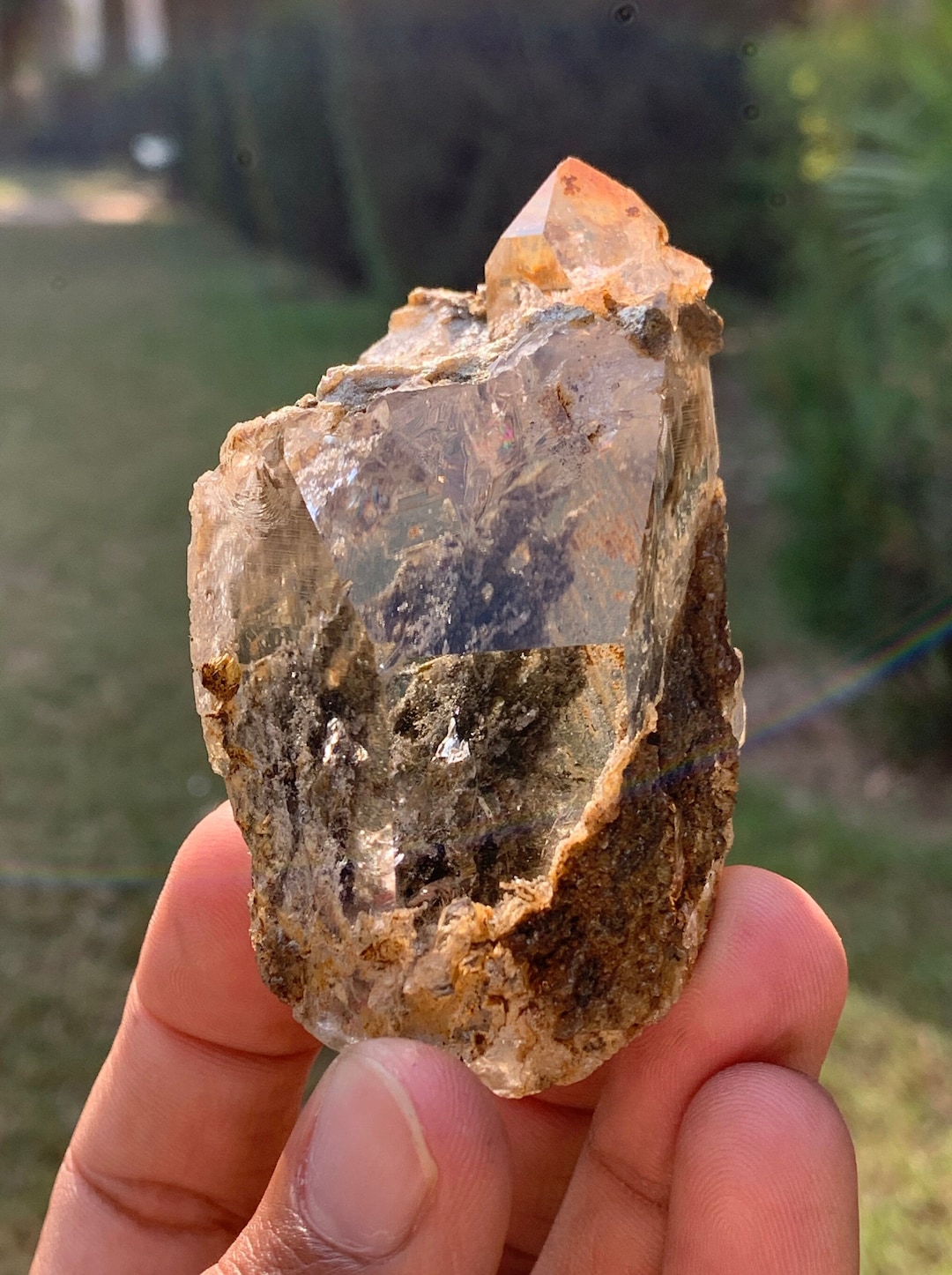 Super Lustre Garden Quartz / Rutile / Graphite Included Superb Quartz ...
