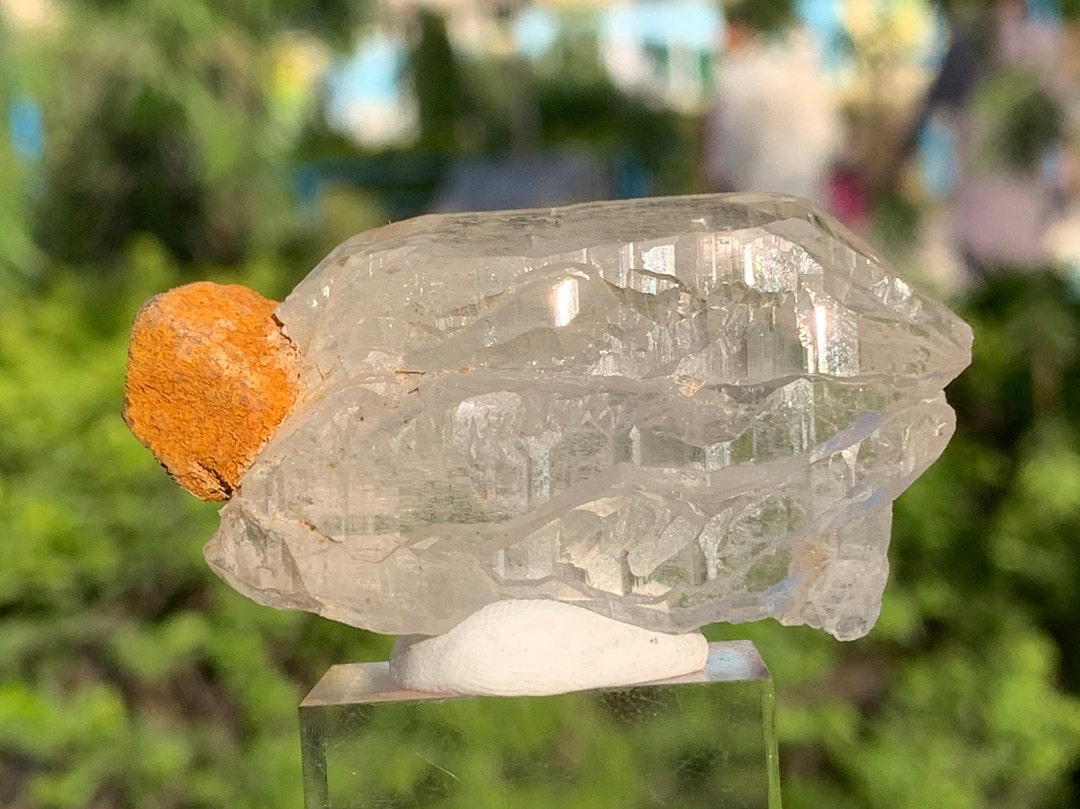 Himalayan Quartz Crystal Having Clarity & Wet Lustre With Siderite ...